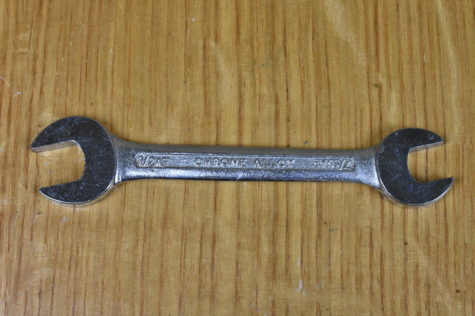 Gordon, Sheffield, Chrome Alloy, 1/2" AF + 7/16" AF Open Ended Spanner ...