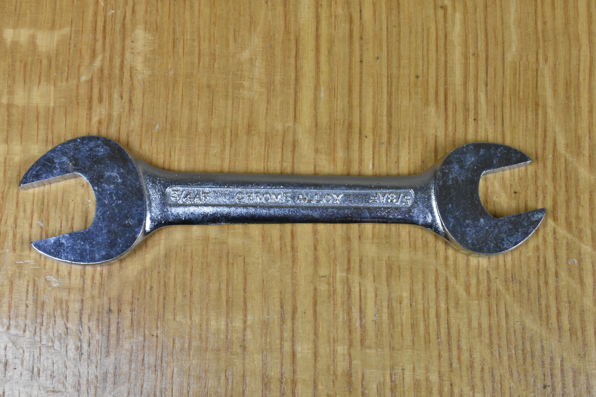 Gordon, Sheffield, Chrome Alloy, 3/4" AF + 5/8" AF Open Ended Spanner ...
