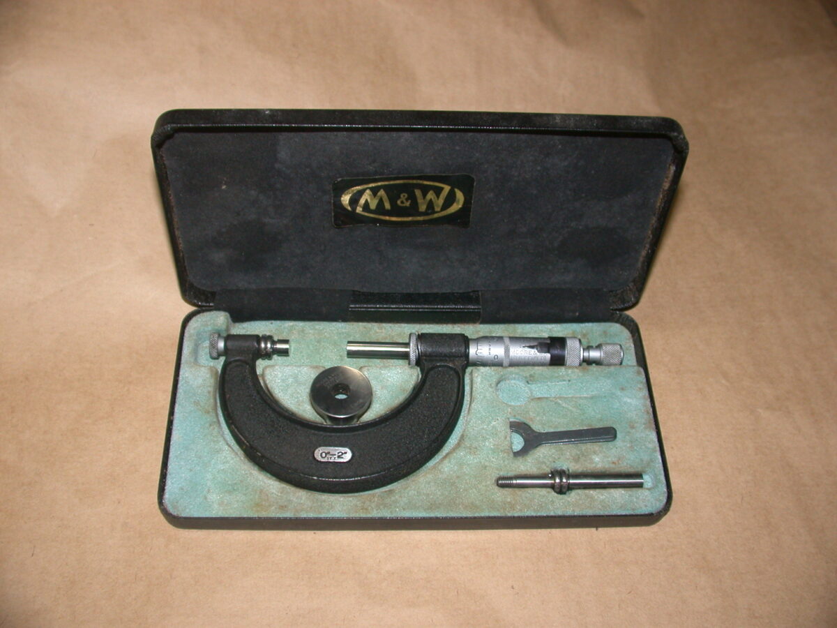Moore & Wright 0 - 2" Adjustable Micrometer, 80212805 - G&M Tools
