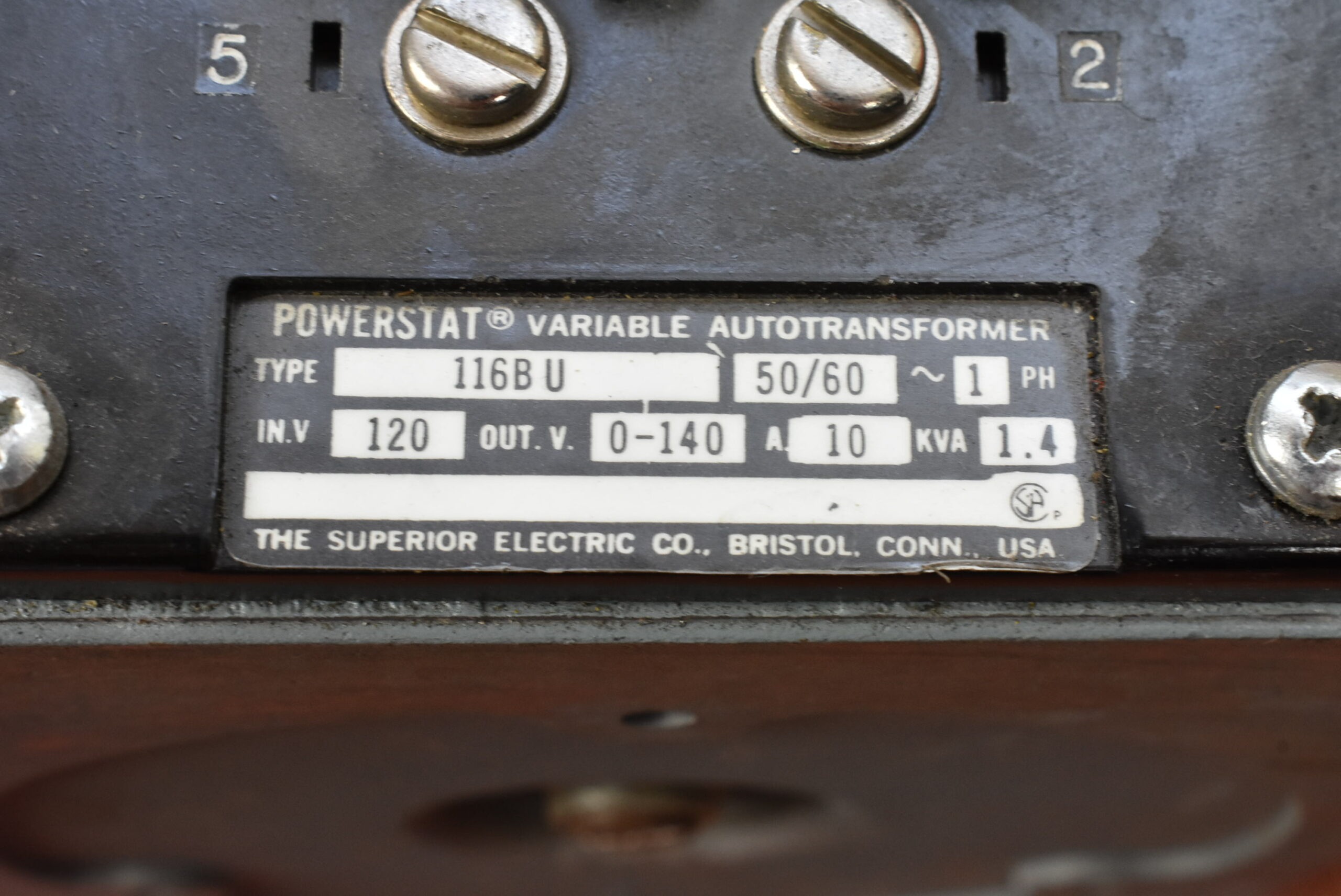 Powerstat Variable Autotransformer 80214564 - G&M Tools