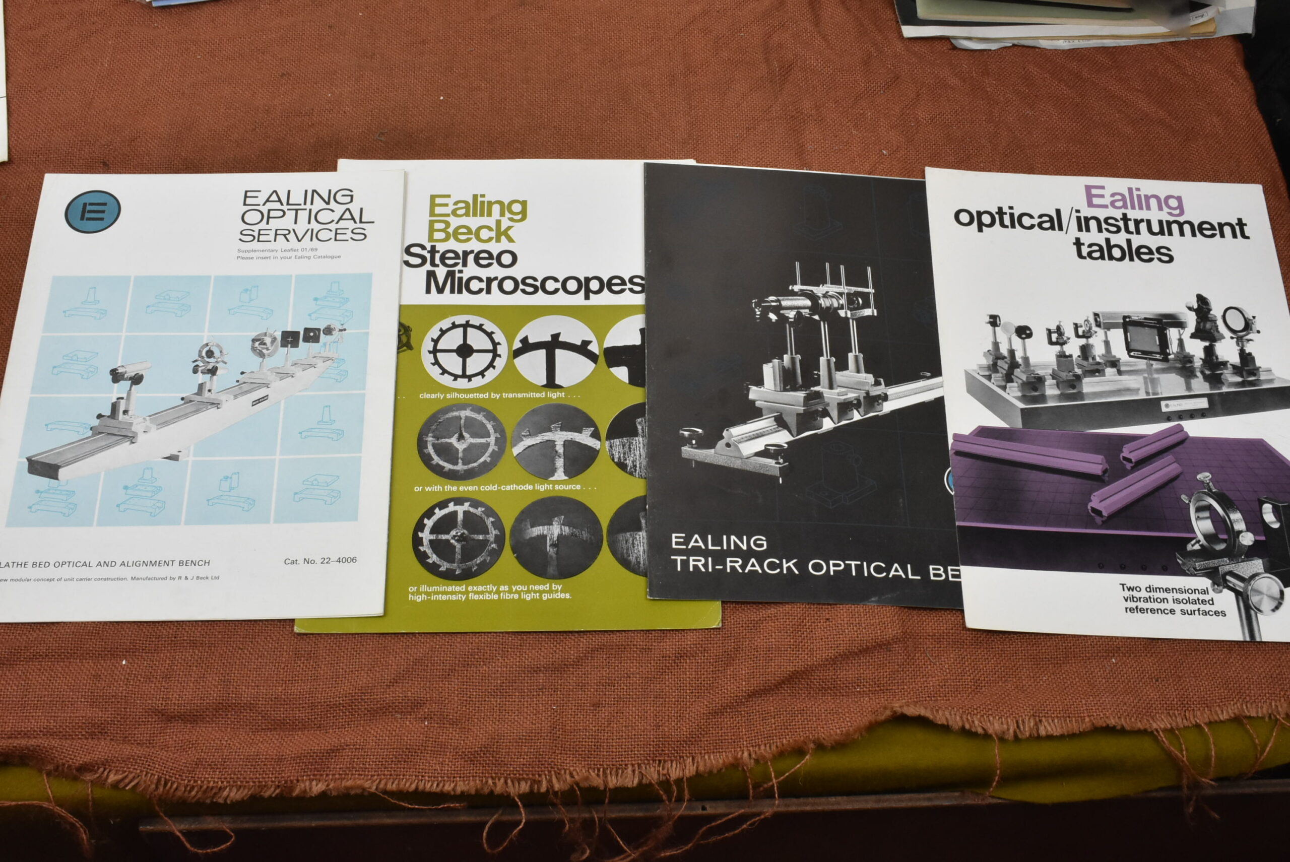 Ealing Optical Microscopes and Optical Bench Brochures 80214855 - G&M Tools