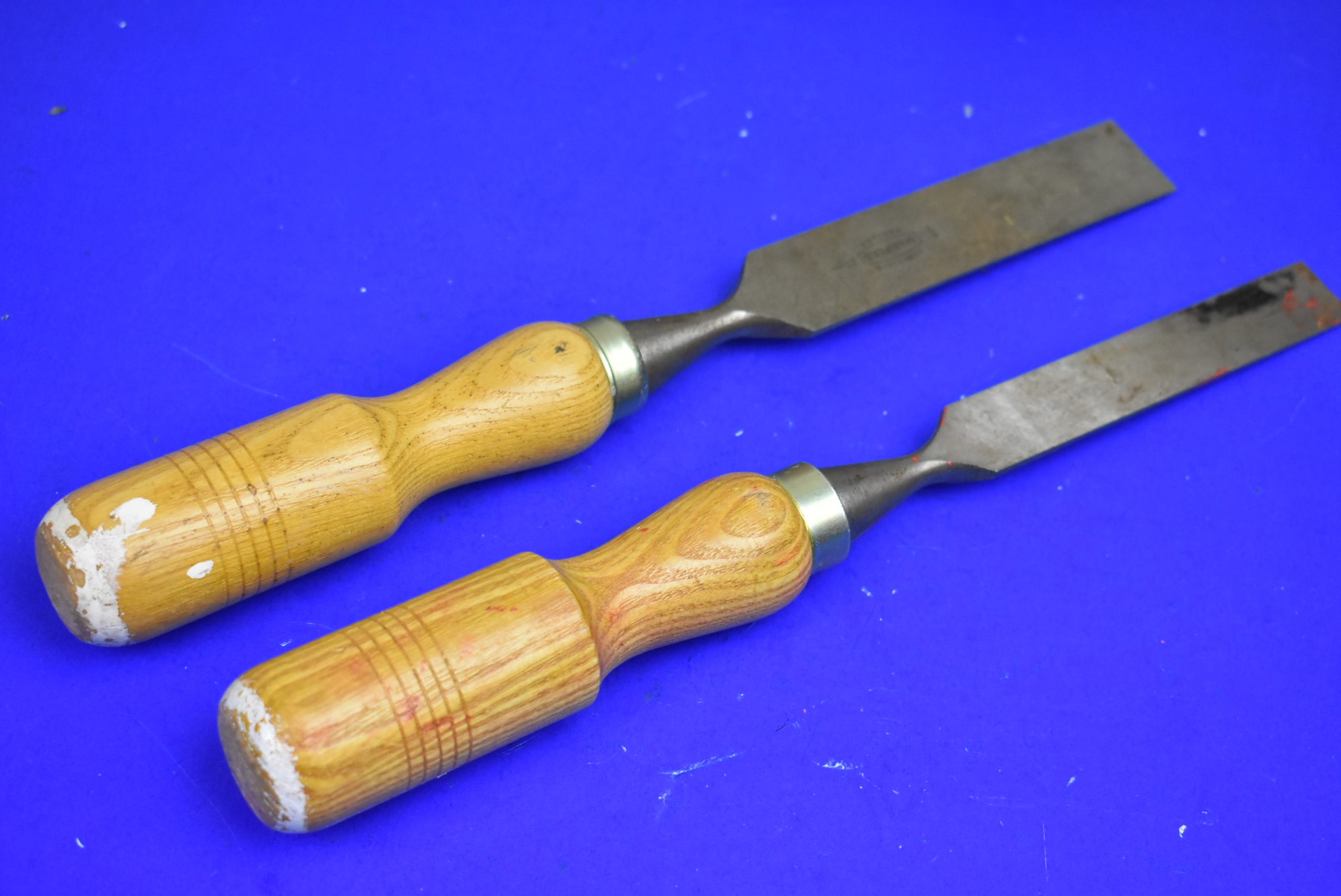 Two Good Used Marples Bevel Edge Chisels, 1" & 3/4". 80217229 - G&M Tools