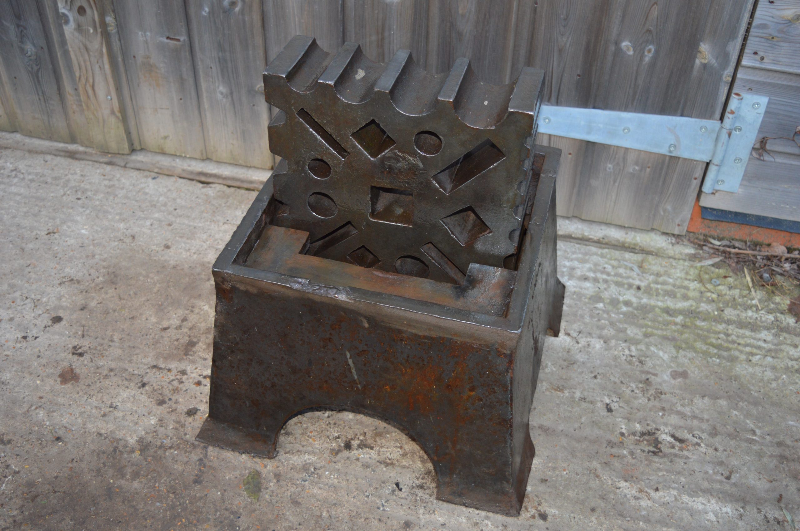 Blacksmiths 12" x 12" Swage Block with Stand. 80217343 - G&M Tools